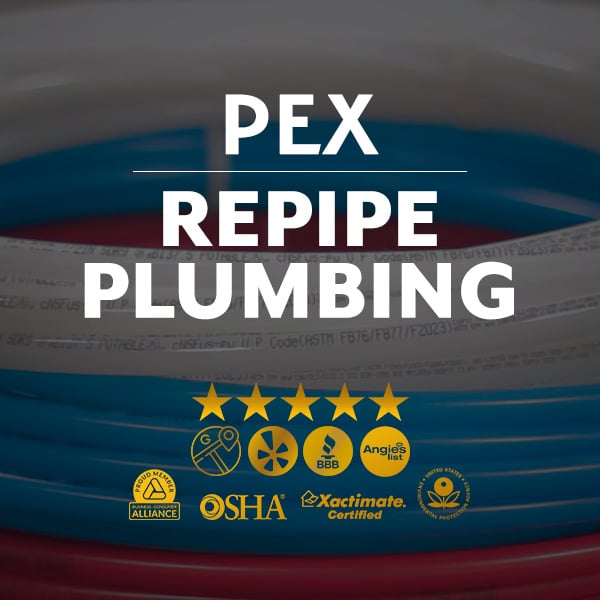 Pex Repipe Services | California Plumbing Company & Tubing Services