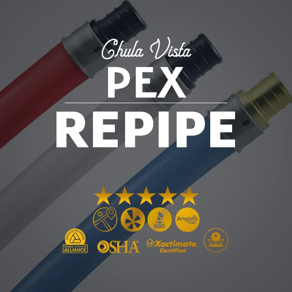 Affordable PEX Repipe Plumbing Near Chula Vista | Integrity Repipe